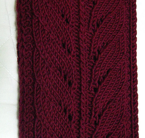 Ravelry: Wings and Cable Scarf pattern by Gale Ulvang