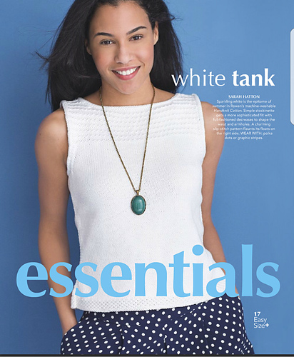 Ravelry: #17 Textured Tank pattern by Sarah Hatton