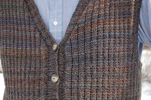 Ravelry: Man's Brioche Vest pattern by Erica Alexander
