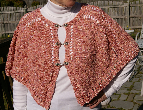 Ravelry: Comfy Cape pattern by Katherine Vaughan