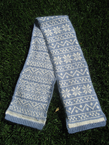 Ravelry: #28 Fair Isle Scarf pattern by Kristin Nicholas