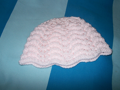 Ravelry: Feather & Fan Baby Hat pattern by Heidi Sunday