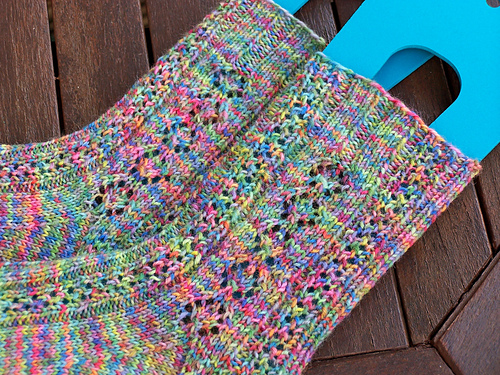 Ravelry: Spring Tulips Socks pattern by Janet Gallagher