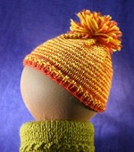 Ravelry: Two Color Baby Hat pattern by Janet Ballweber