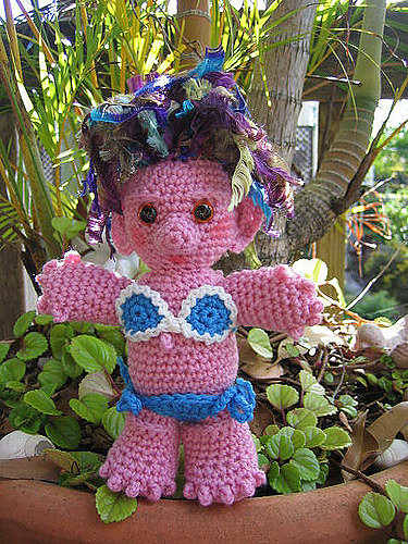 Ravelry: Sheila the Aussie Troll Dolly pattern by Crochetroo