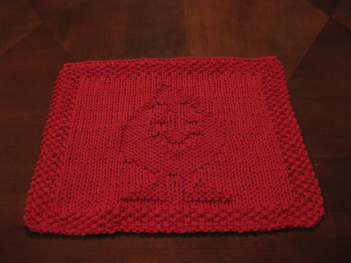 Ravelry: Blood Drop Dishcloth pattern by Carli Longpre