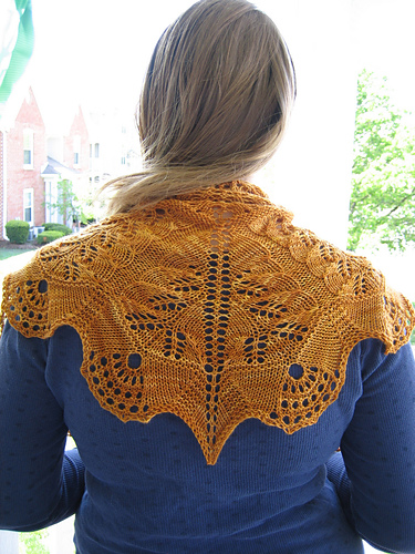 Ravelry: Wing-'o-the-Moth Shawl or Scarf pattern by Anne Hanson