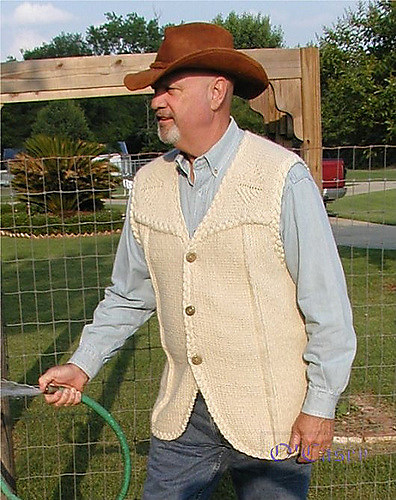 Ravelry: Western-inspired Vest pattern by Olga Casey