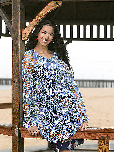 Ravelry: Ocean Waves Poncho pattern by Phoenix Bess