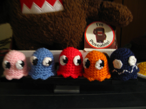 Ravelry: Pac-man Ghosts pattern by Apple Smapple