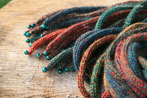 Ravelry: Spaghetti scrap scarf (with i-cords) pattern by Circé Belles ...