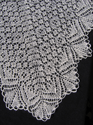 Ravelry: Icelandic Poppy Lace Shawl pattern by Evelyn A. Clark
