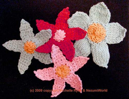 Ravelry: Crocheted Star Flower pattern by Michelle Ryan