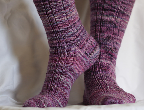 Ravelry: Madder Ribbed Sock pattern by Nancy Bush