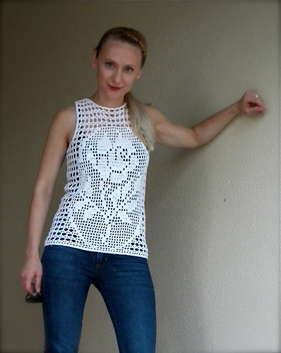 Ravelry: Antonio's Filet crochet rose