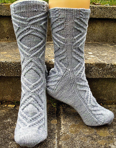 Ravelry: Diamond Socks pattern by Anniken Allis