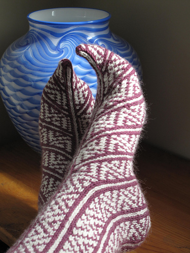 Ravelry: Wearable Art Stockings pattern by Elizabeth Zimmermann