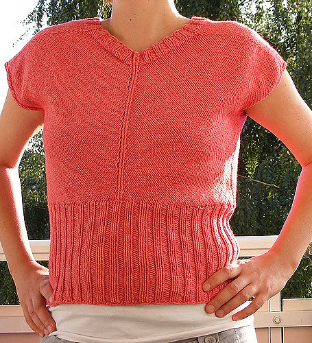 Ravelry: # 16 Black-and-White Top pattern by Rebecca Design Team