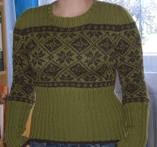 Ravelry: 09 Pullover mit Jacquardmuster / Sweater with Jacquard Pattern ...