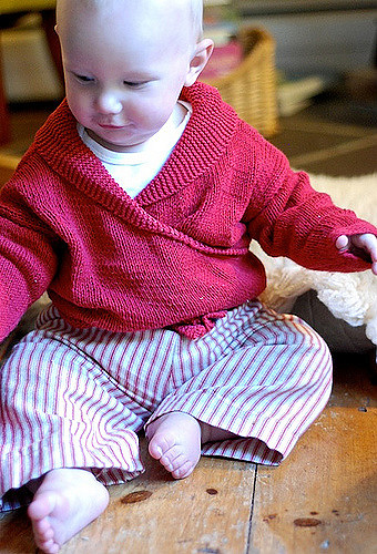 Ravelry: Baby Crossover Top pattern by Debbie Bliss