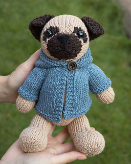 Ravelry: Pug with Anorak pattern by Barbara Prime