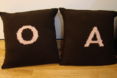 Ravelry: Alphabet Pillows pattern by Debbie Bliss