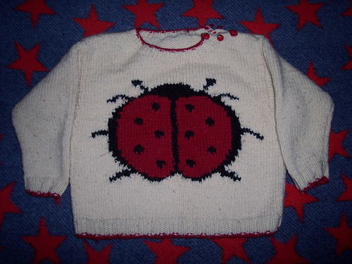 Ravelry: Ladybird Sweater pattern by Zoë Mellor