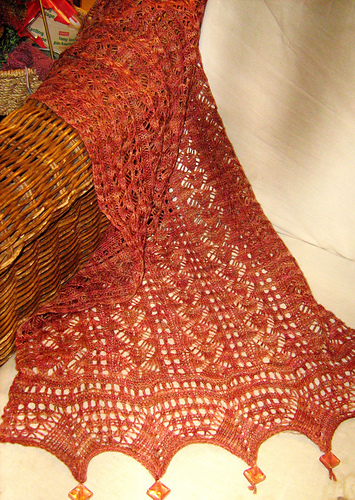 Ravelry: Chinoise Wrap pattern by Susan Pandorf