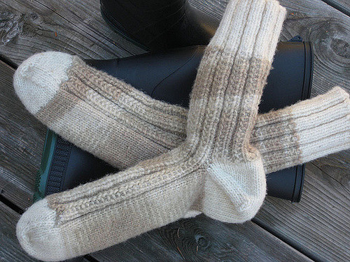 Ravelry: Ribber Rubber Socks pattern by Freshisle Fibers