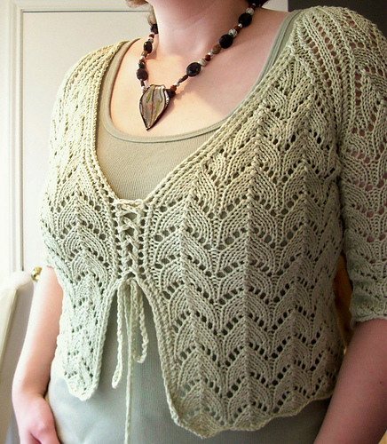 Ravelry: Kelso Lace Cardigan pattern by Suzanne Frary