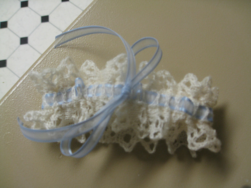 Ravelry: Skinny Lace Wedding Garter pattern by Christy Wall