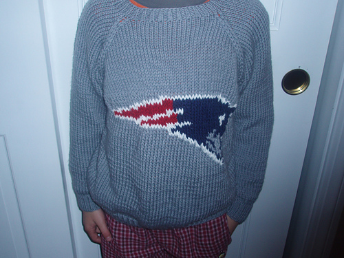 Ravelry: New England Patriots Knitting Chart pattern by Biscotte & Cie