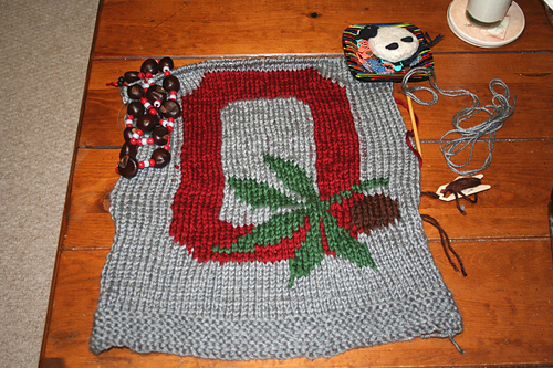 Ravelry: OSU Block O Chart pattern by Heather M. Brown