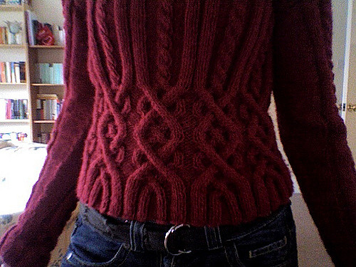 Ravelry: 25 Cable Sweater in Corn Yellow pattern by Rebecca Design Team