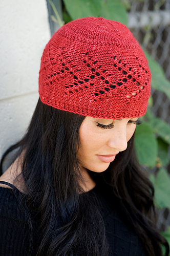 Ravelry: Eyelet & Twigs Hat pattern by Grace Akhrem