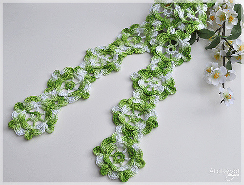 Ravelry: Spring Fling Scarf Crochet pattern by Alla Koval