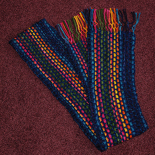 Ravelry: Scarf: Woven Ribbon pattern by Proper Trappings Designs