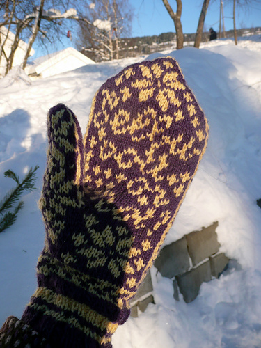 Ravelry: "Selbuvott or not" alias Selbu Sea Horse Mittens pattern by ...
