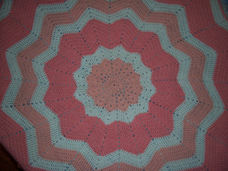 Ravelry: No1grandma's Round Ripple Afghan