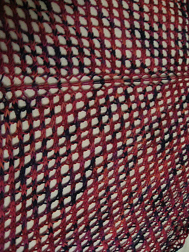 Ravelry: Lattice Triangle pattern by Barb Fritz