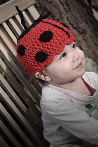 Ravelry: Ladybug Beanie pattern by Megan Nadalet