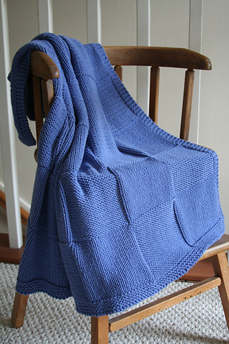 Ravelry: Easy-Peasy Squares Blanket pattern by Kelly McCraw