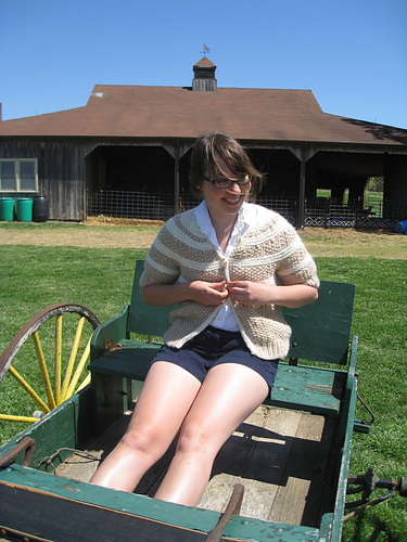 Ravelry: Pudding Pie Cardigan pattern by Caroline Fryar