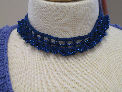 Ravelry: Isadora Beaded Choker pattern by Robyn (Krause) Schoessow
