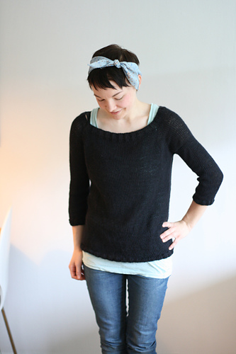 Ravelry: Alex - Top Down Sweater pattern by Clara Falk