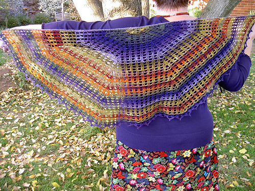Ravelry: Painted Mountain Shawl pattern by Vicki Mikulak