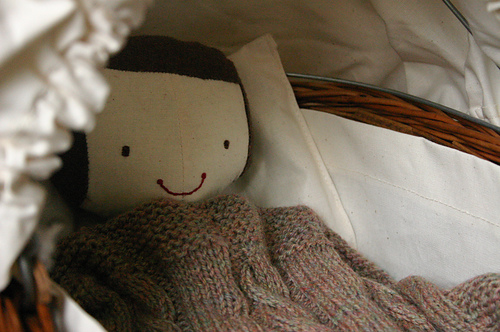 Ravelry: Cable Knit Dolls Blanket pattern by Victoria Peat