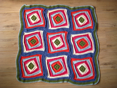 Ravelry: Geometric Baby Afghan pattern by Lion Brand Yarn