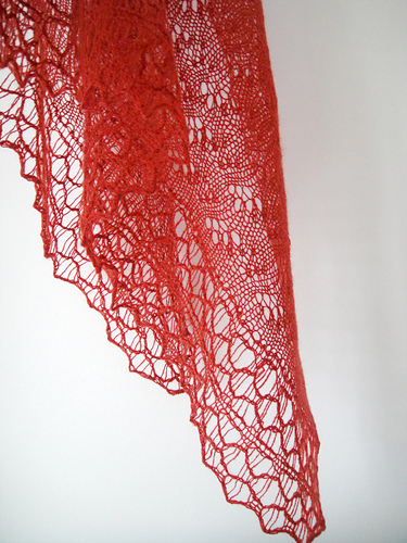 Ravelry: Jade Cashmere One Skein Shawl pattern by Michelle Miller
