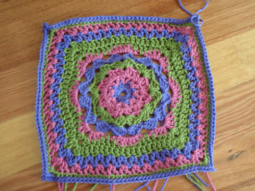 Ravelry: Woolly's Snowflake Square pattern by Letitia Sherriff